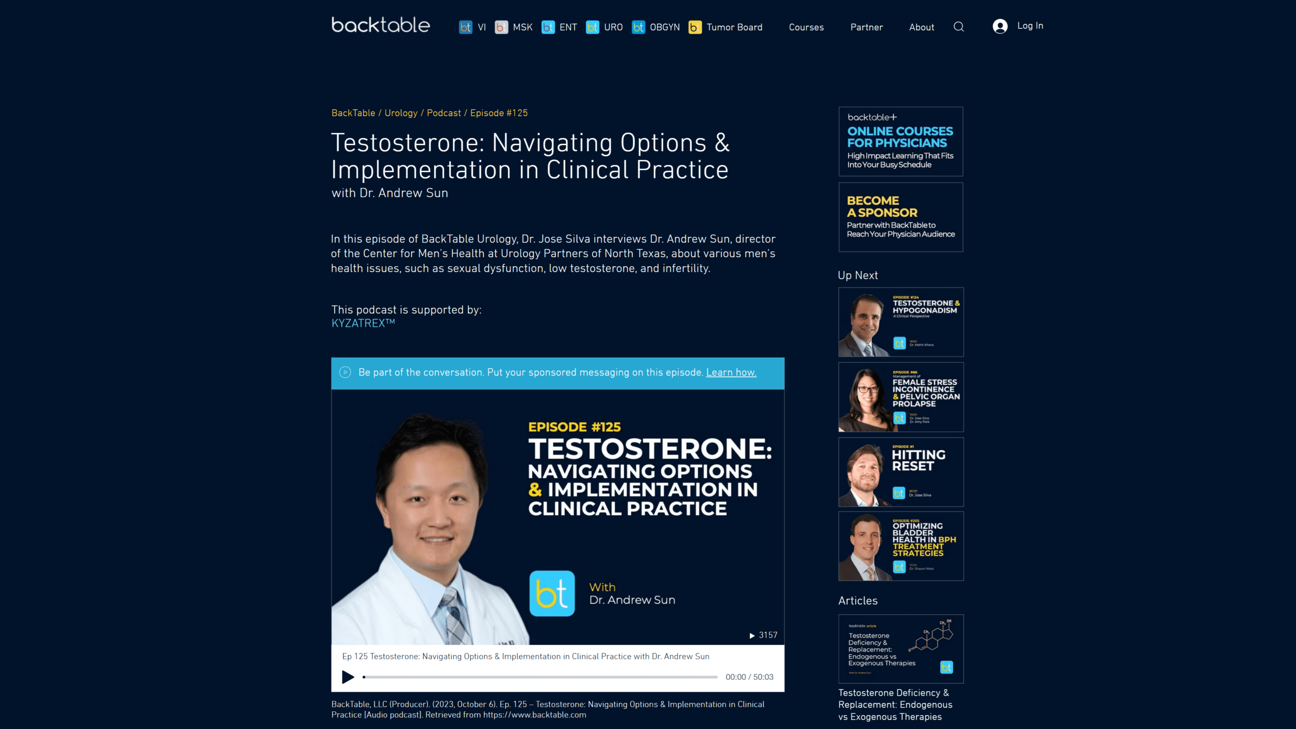 Testosterone: Navigating Options & Implementation in Clinical Practice ...