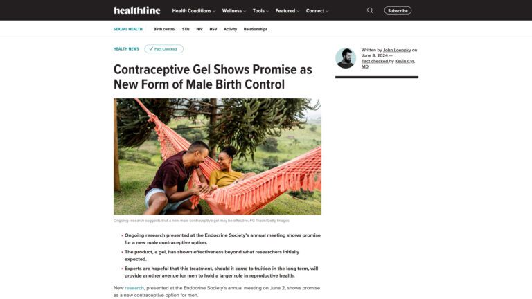 Contraceptive Gel Shows Promise as New Form of Male Birth Control - Dr ...